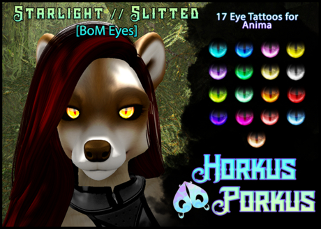 Second Life Marketplace - [HkPk] Anima Starlight Eyes BoM - Slitted